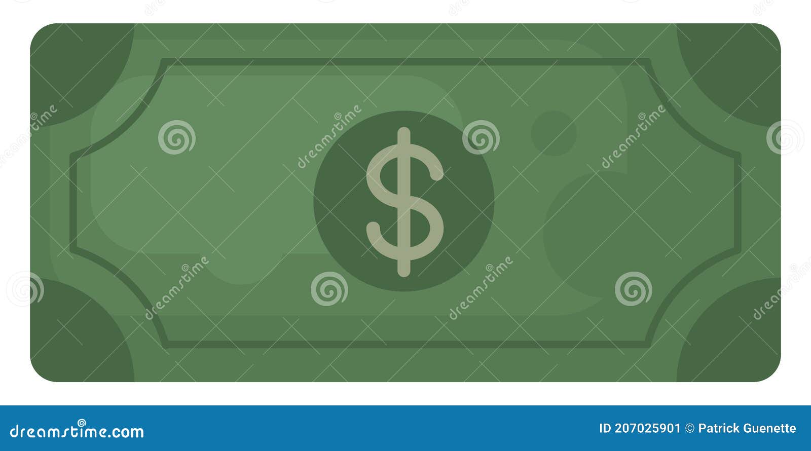 Dollar Bill , Illustration, Vector Stock Vector - Illustration of cash ...