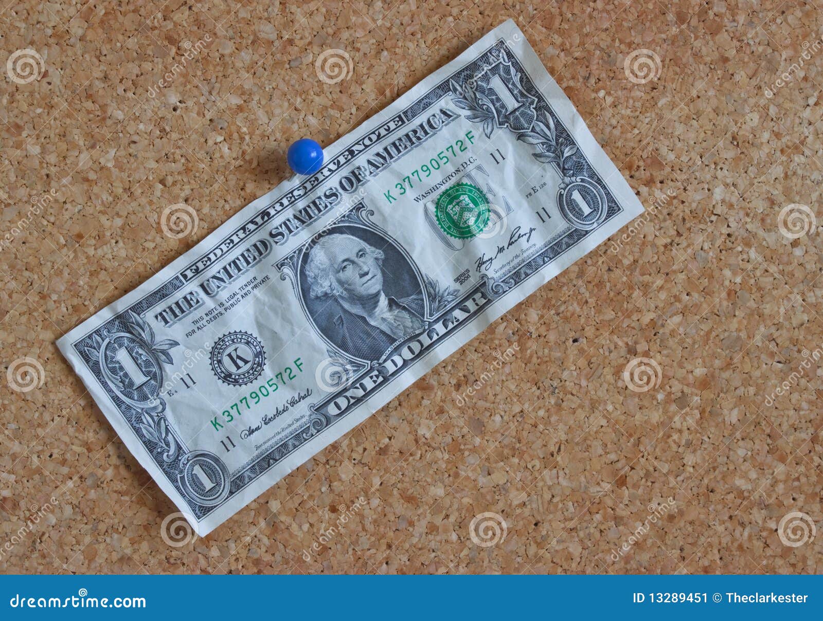 Dollar bill on peg board stock image. Image of closeup - 13289451