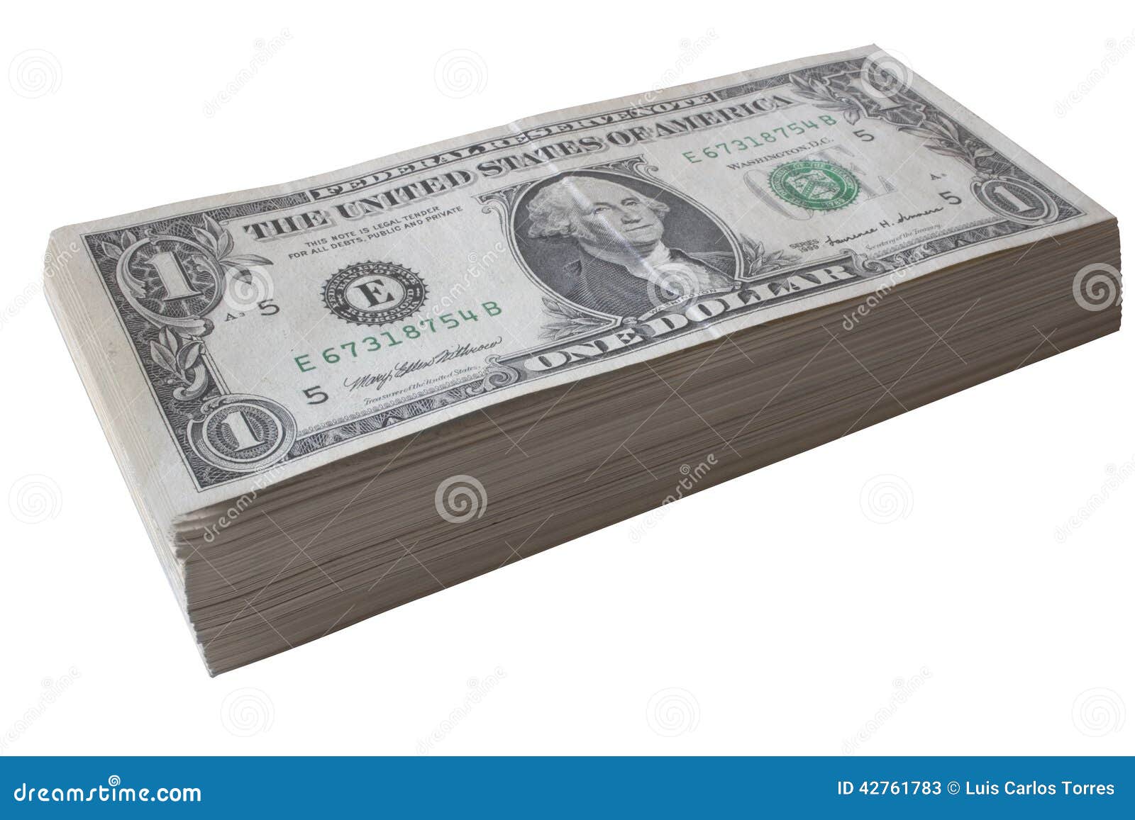 Dollar bill pile stock image. Image of amass, exchange - 42761783