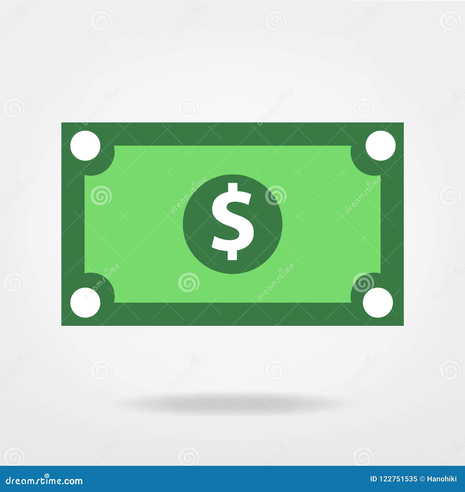 Dollar Bill Vector Graphic, Money Illustration Stock Vector ...