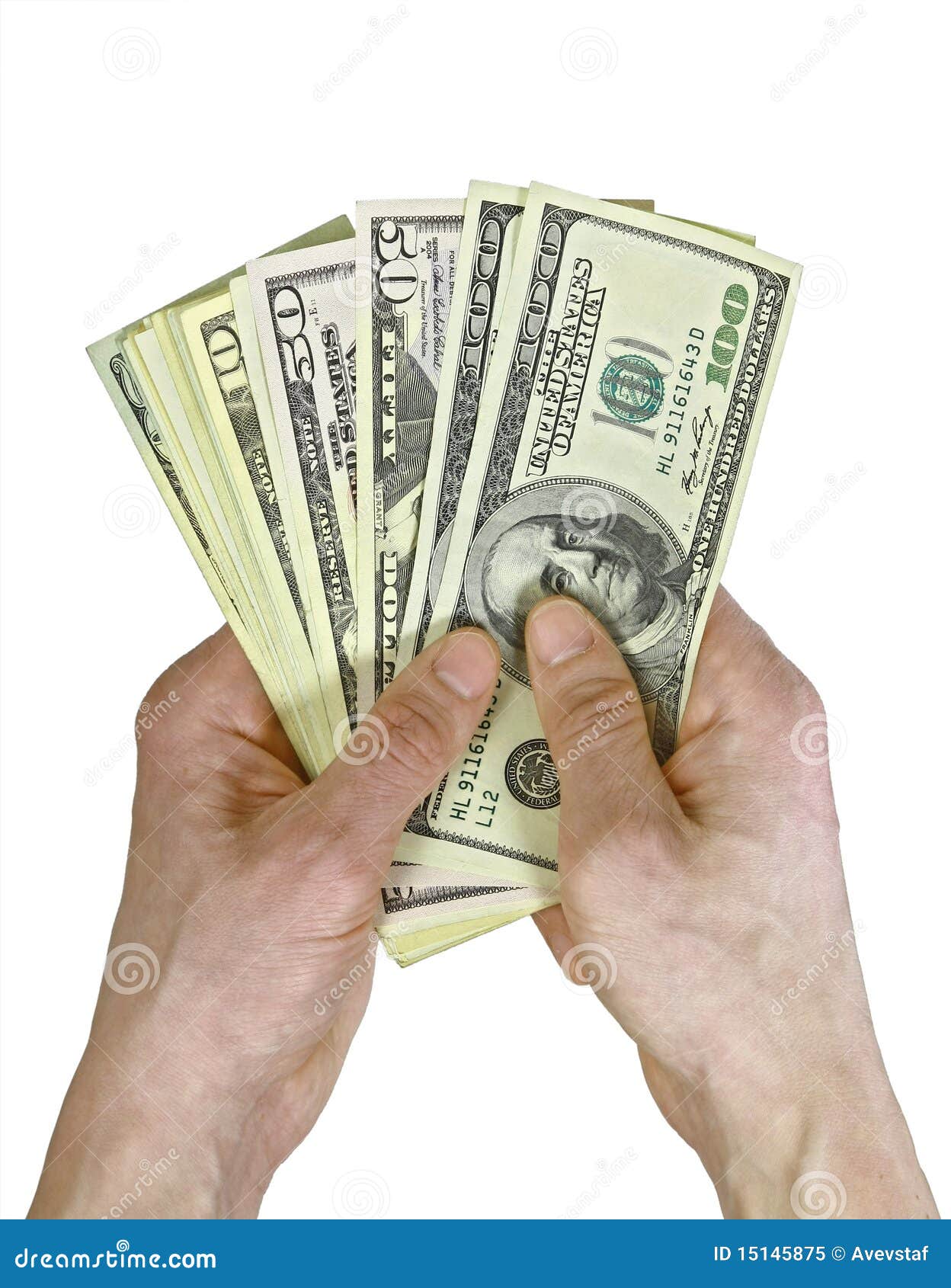 Dollar bills stock image. Image of fingers, wave, dollar - 15145875