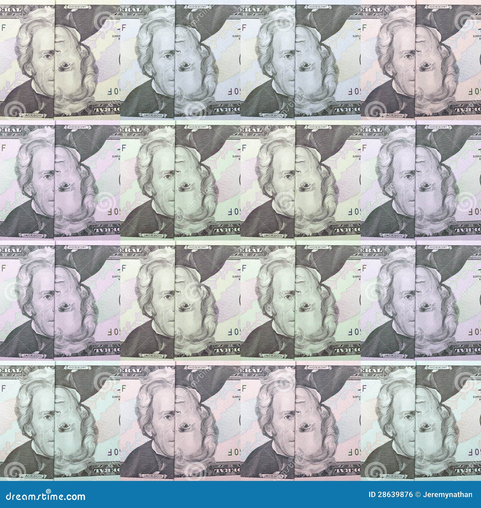 Dollar Bills Abstracted Pattern Stock Photo - Image of rich, debt: 28639876
