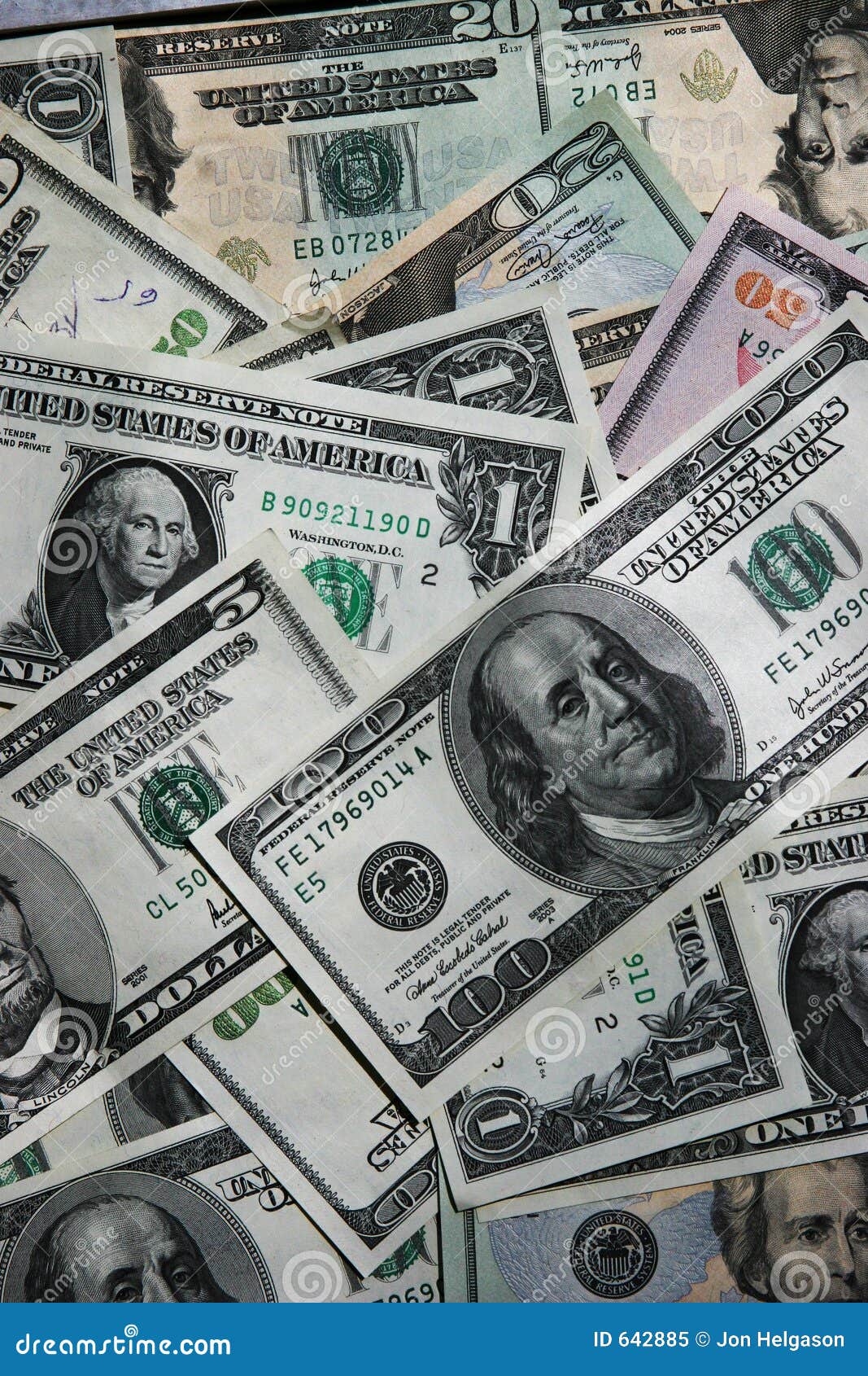 Dollar Bills Background Close-up Stock Image - Image of deal, paycheck ...