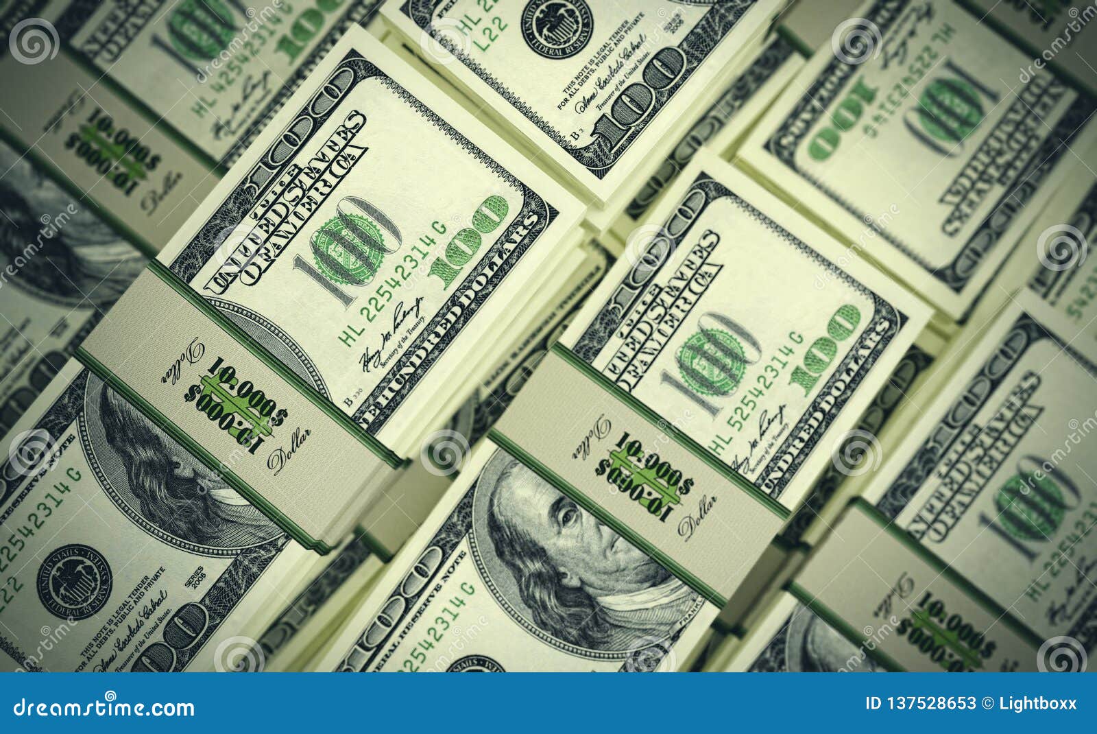 Dollar Bills Background stock illustration. Illustration of successful ...