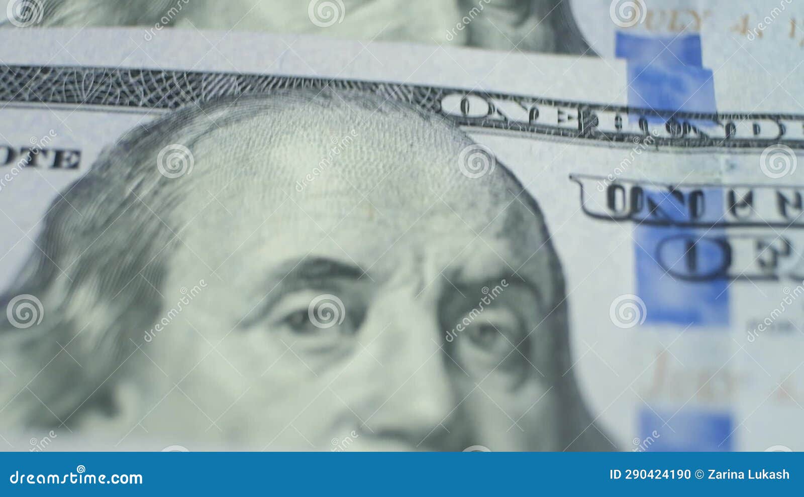 100 Dollar Bills Close-up in Motion. US Currency Stock Footage - Video ...