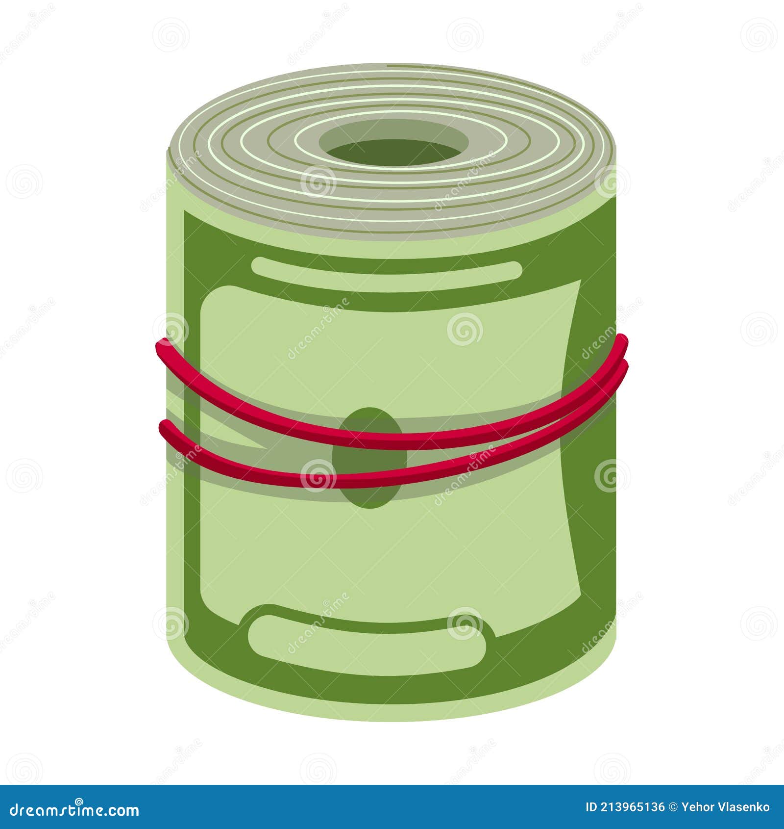 Dollar Bundle Cartoon Vector Icon.Cartoon Vector Illustration Banknotes ...