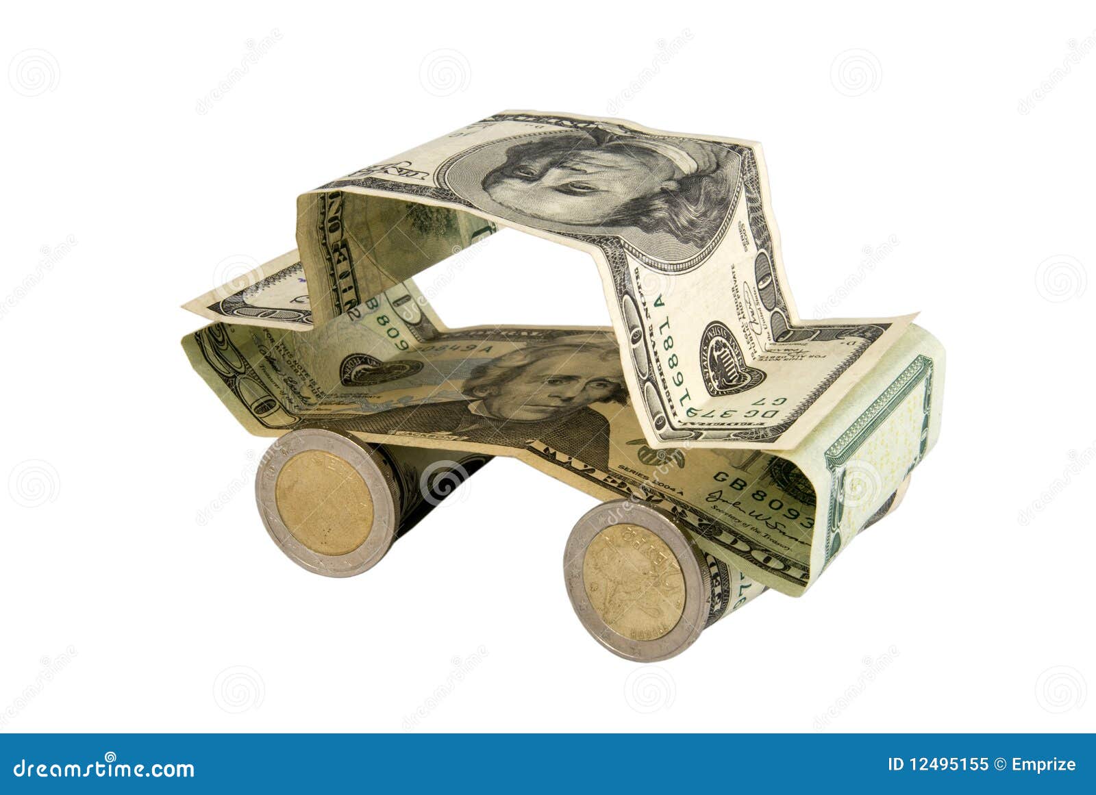Dollar car stock image. Image of money, coin, banking - 12495155