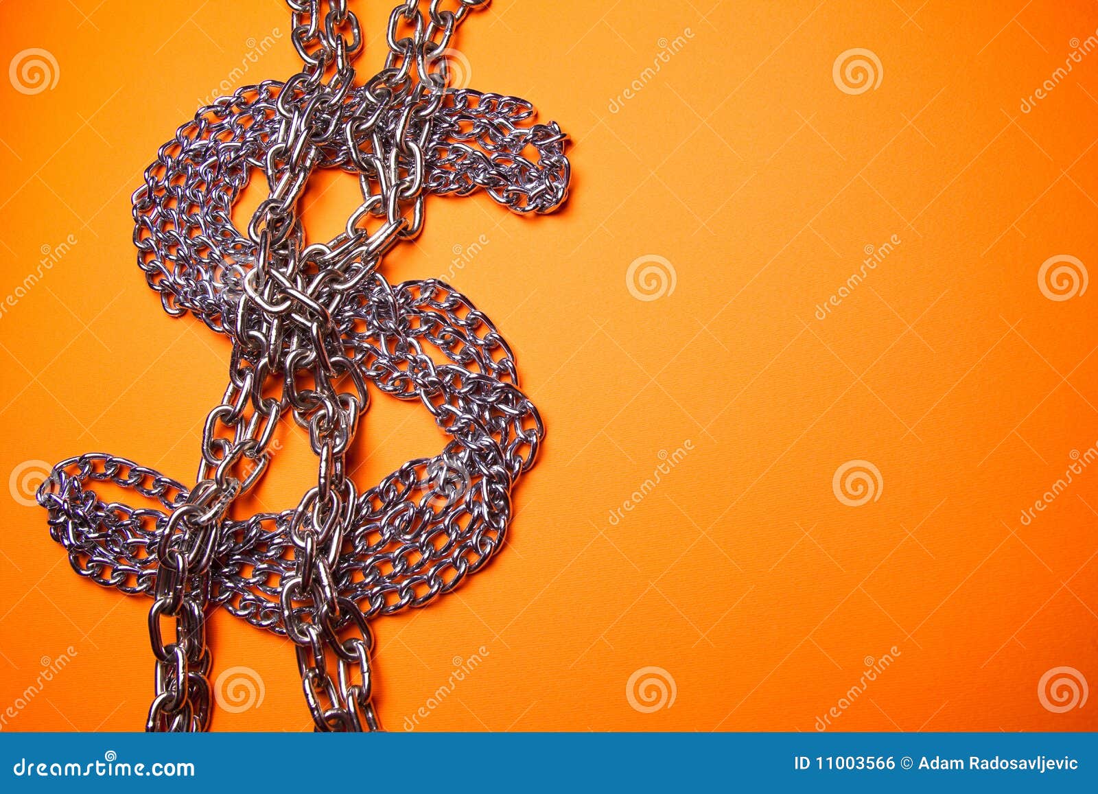 Dollar Chains stock photo. Image of link, chain, money - 11003566