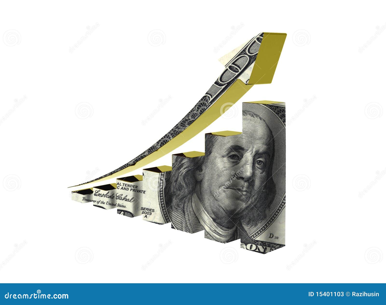 Dollar chart stock image. Image of american, building - 15401103