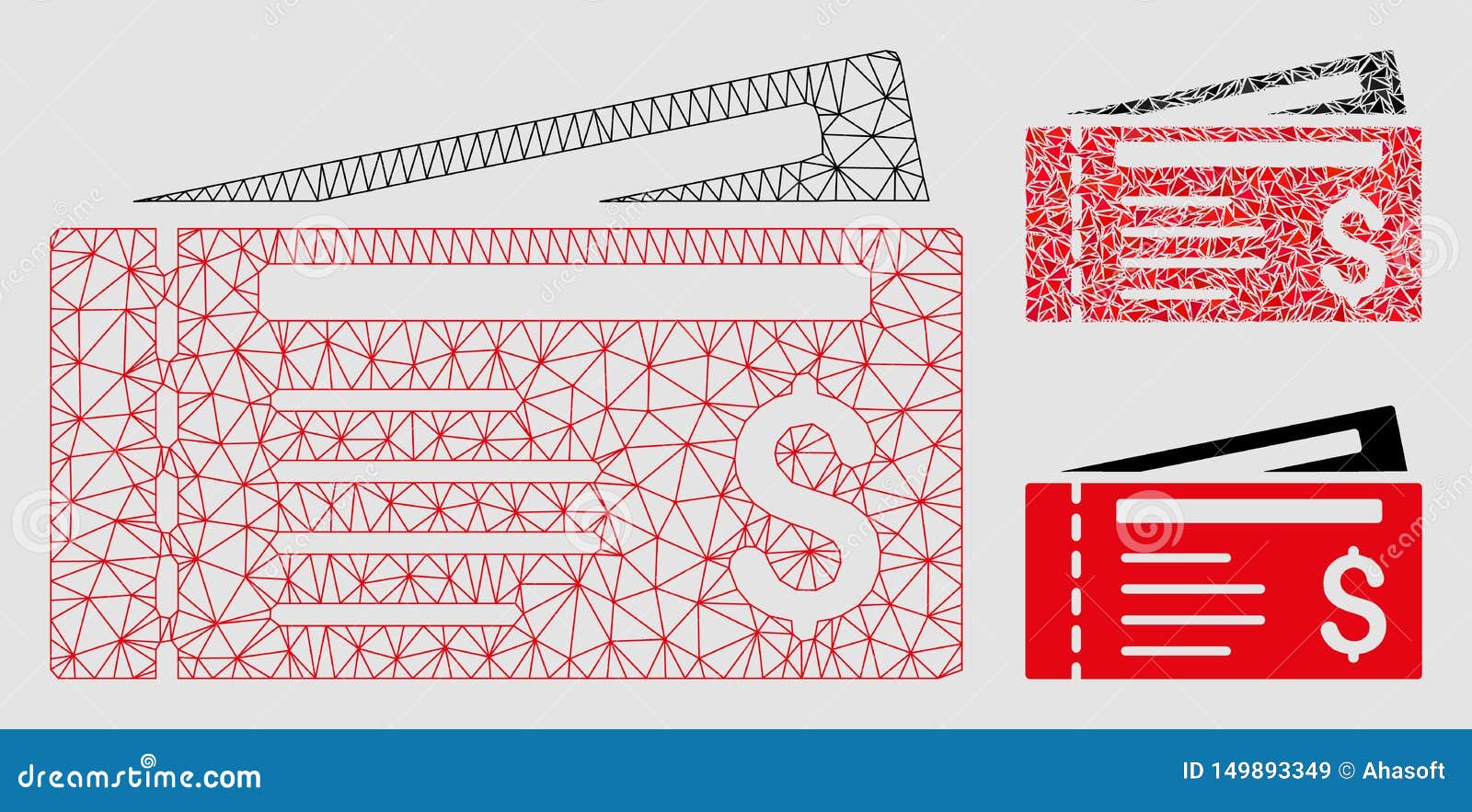 Bank Cheques Templates. Cartoon Vector | CartoonDealer.com #144272523