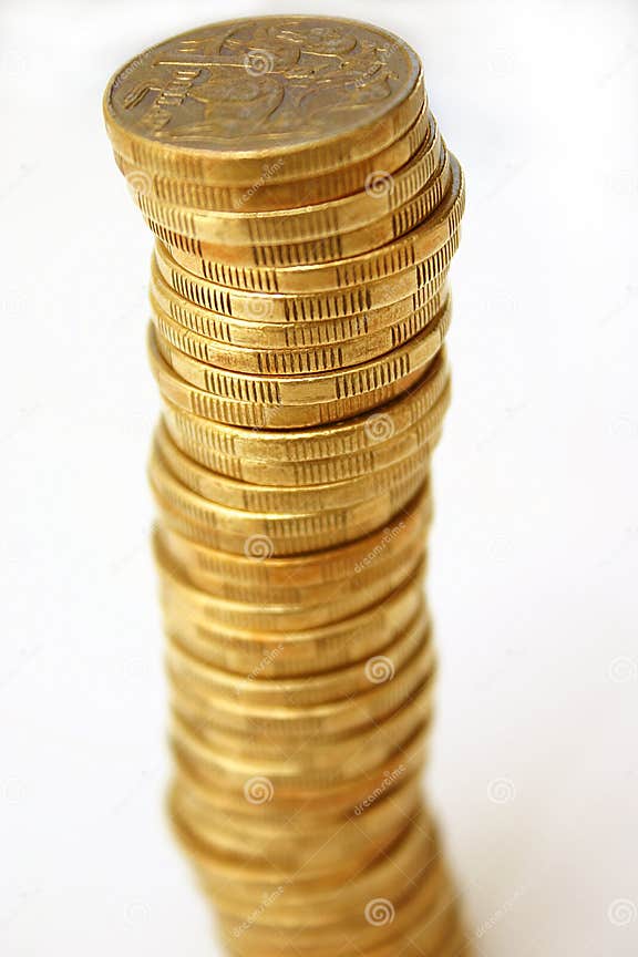 Dollar coins stock image. Image of currancy, dollar, rich - 83233