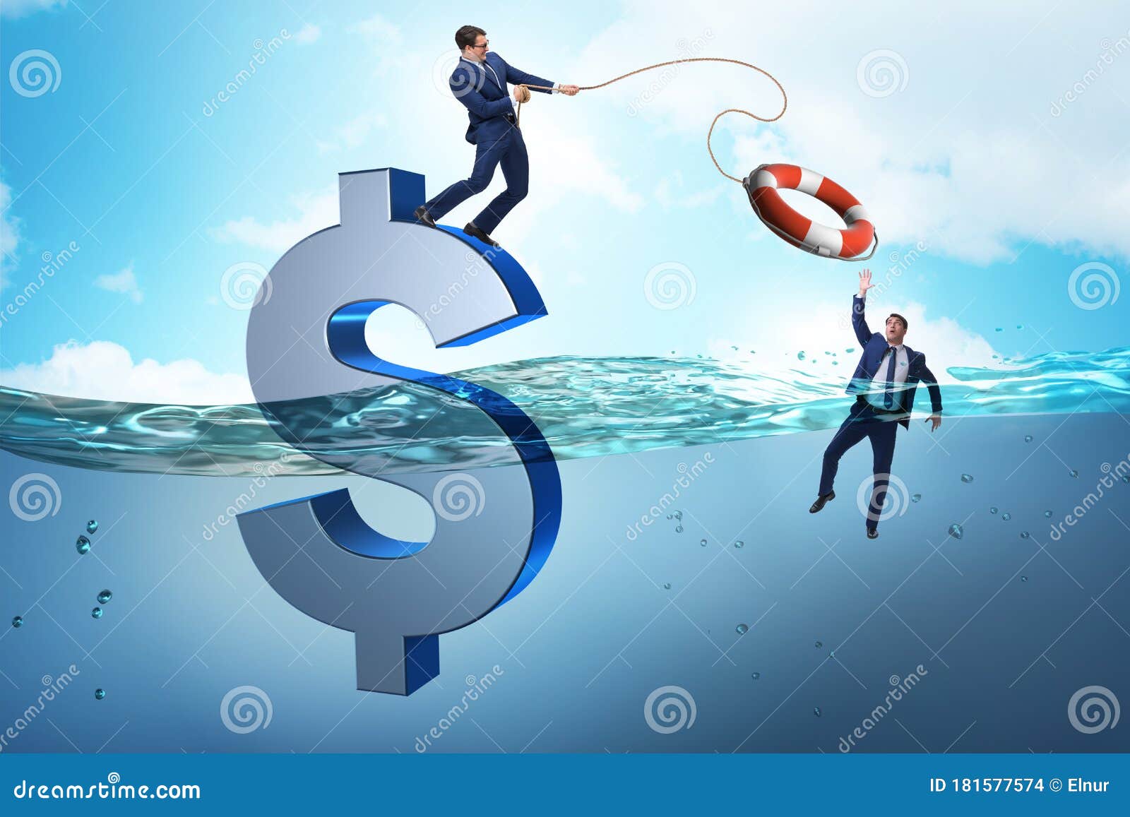 Dollar Currency Devaluation and Exchange Rate Concept Stock Photo ...