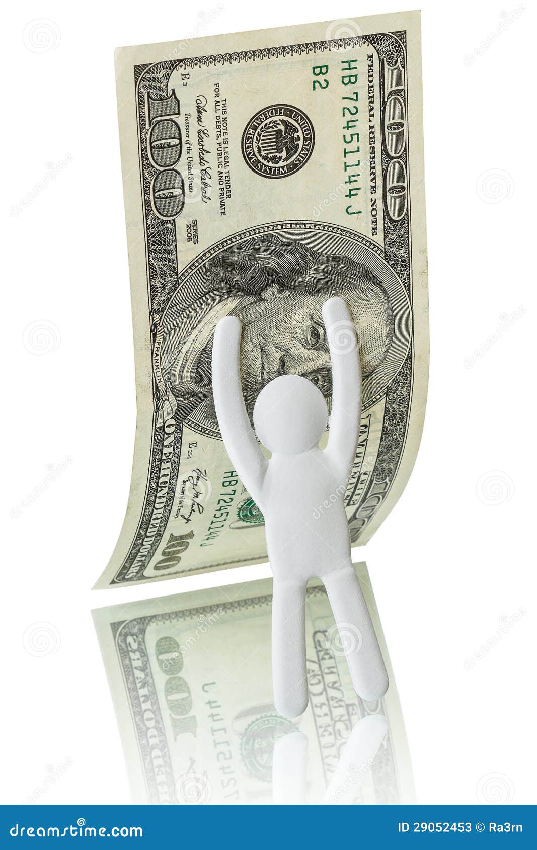 Dollar Deduction from Falling Stock Image - Image of money, background ...