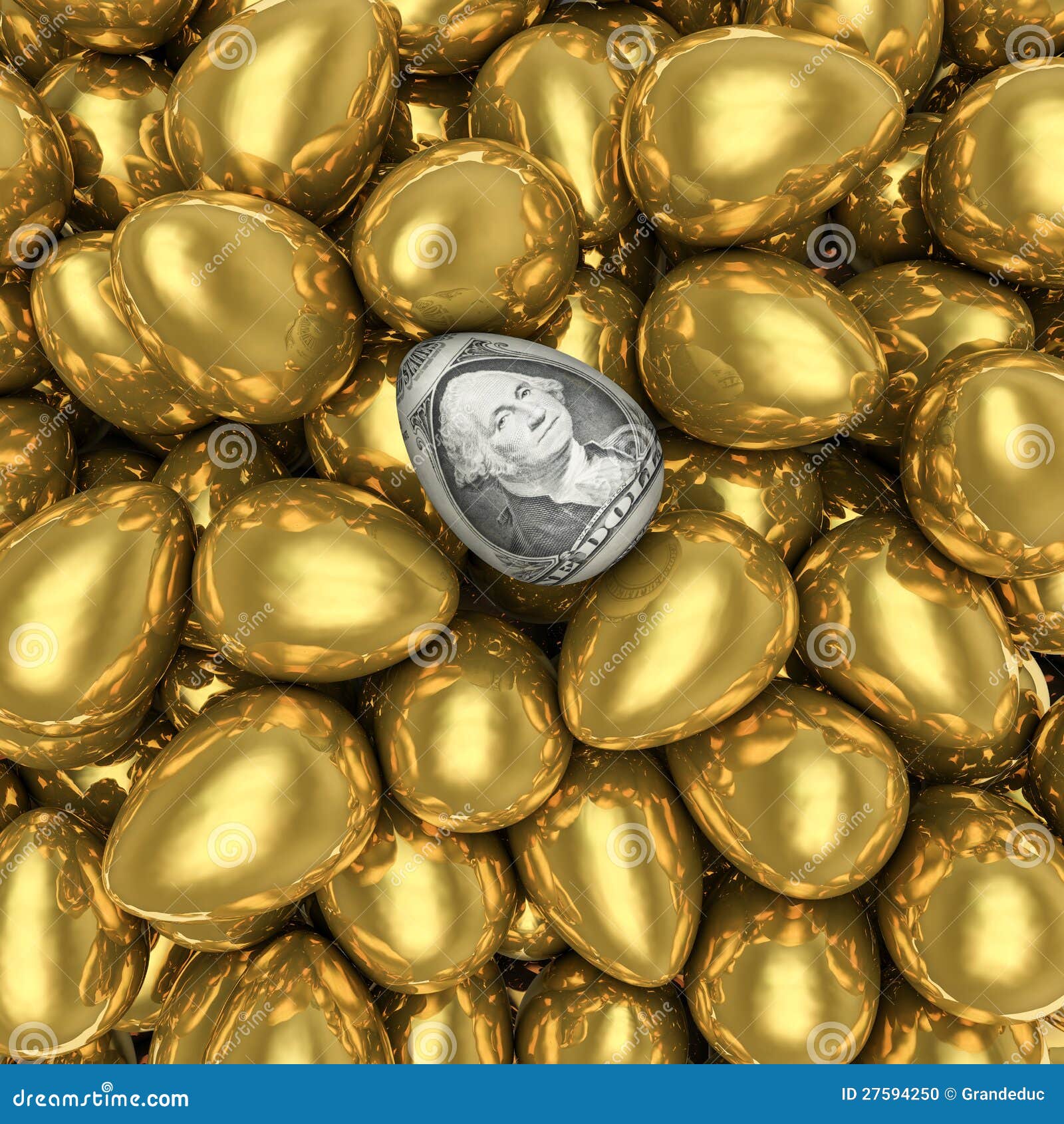 Dollar egg stock illustration. Illustration of savings - 27594250