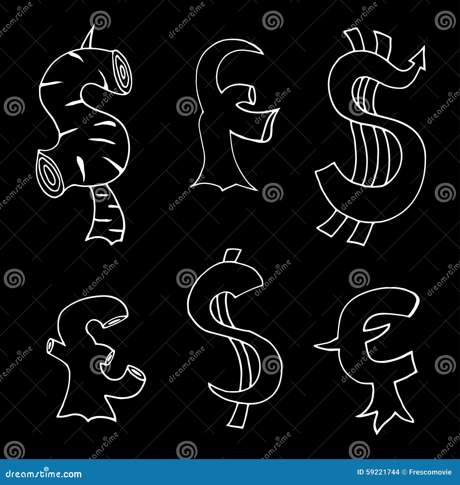 Dollar and Euro stock vector. Illustration of forecasting - 59221744