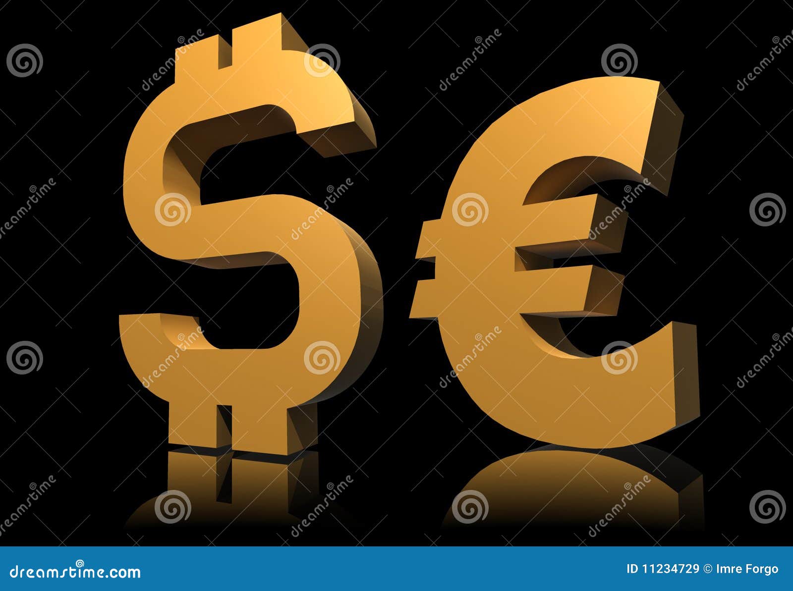 Dollar and euro symbol stock illustration. Illustration of graphic ...