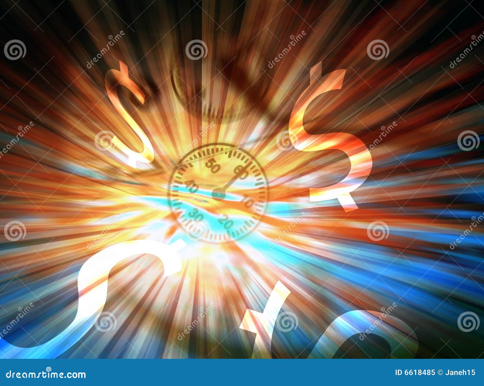 Dollar explosion stock illustration. Illustration of bill - 6618485