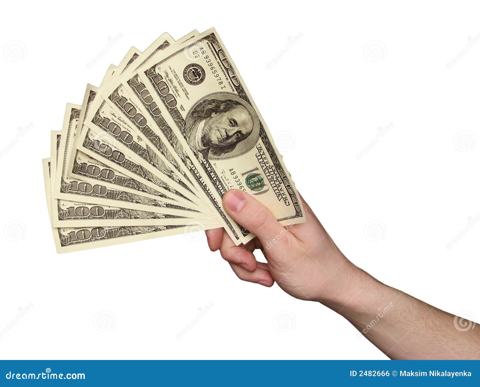 Dollar fan stock photo. Image of prize, dollar, cash, duty - 2482666