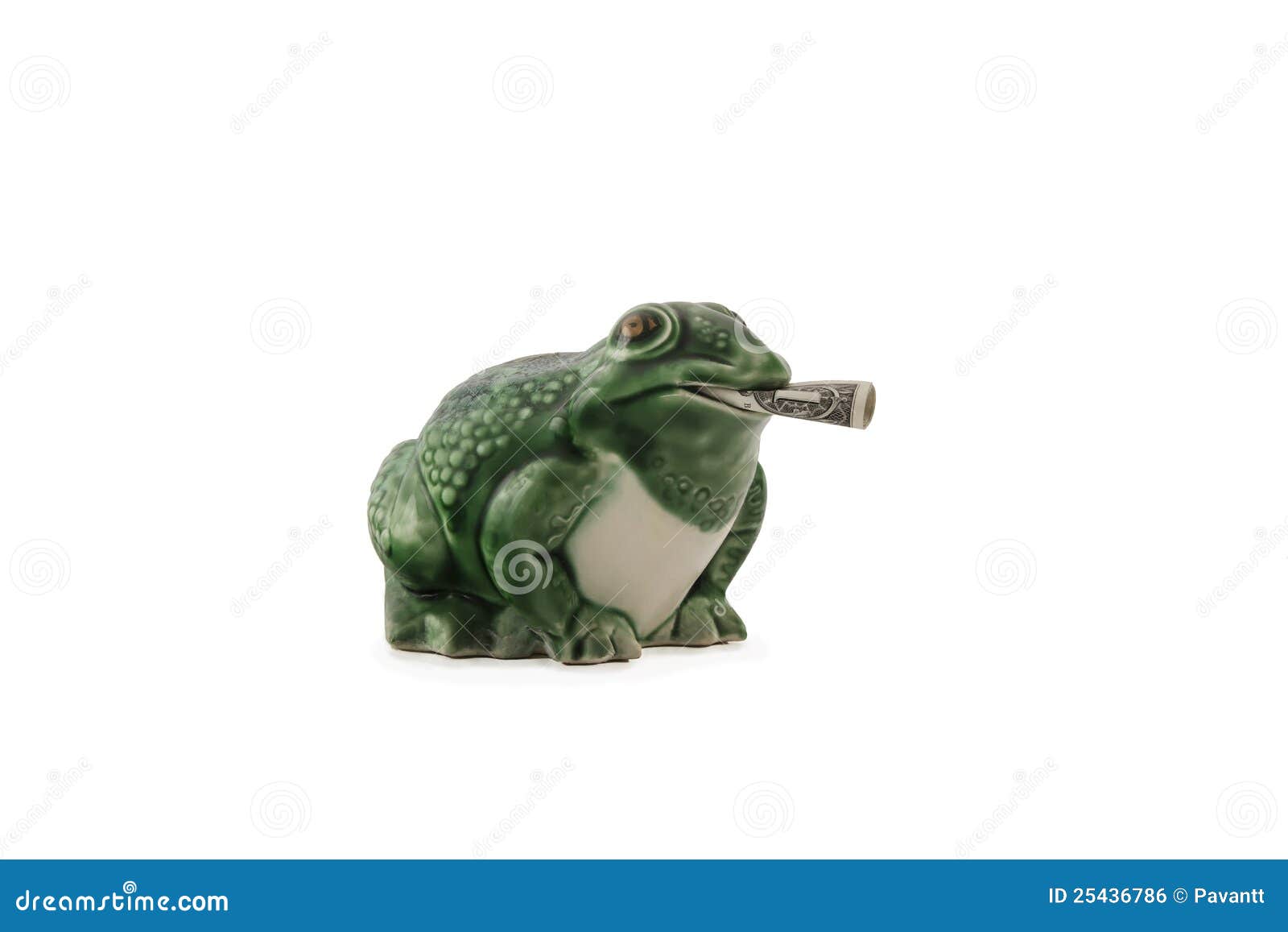 Dollar Frog s mouth stock photo. Image of isolated, frog - 25436786