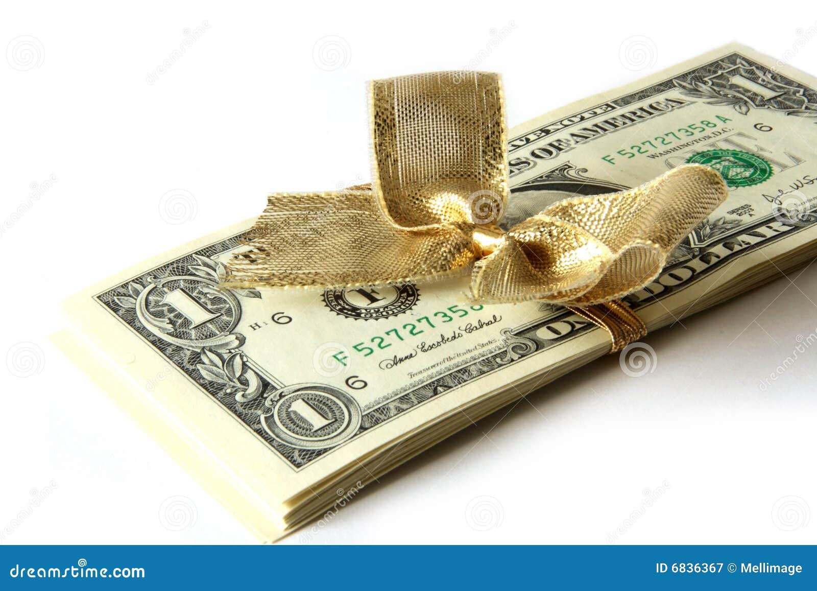 Dollar gift stock image. Image of saving, banking, copyspace - 6836367