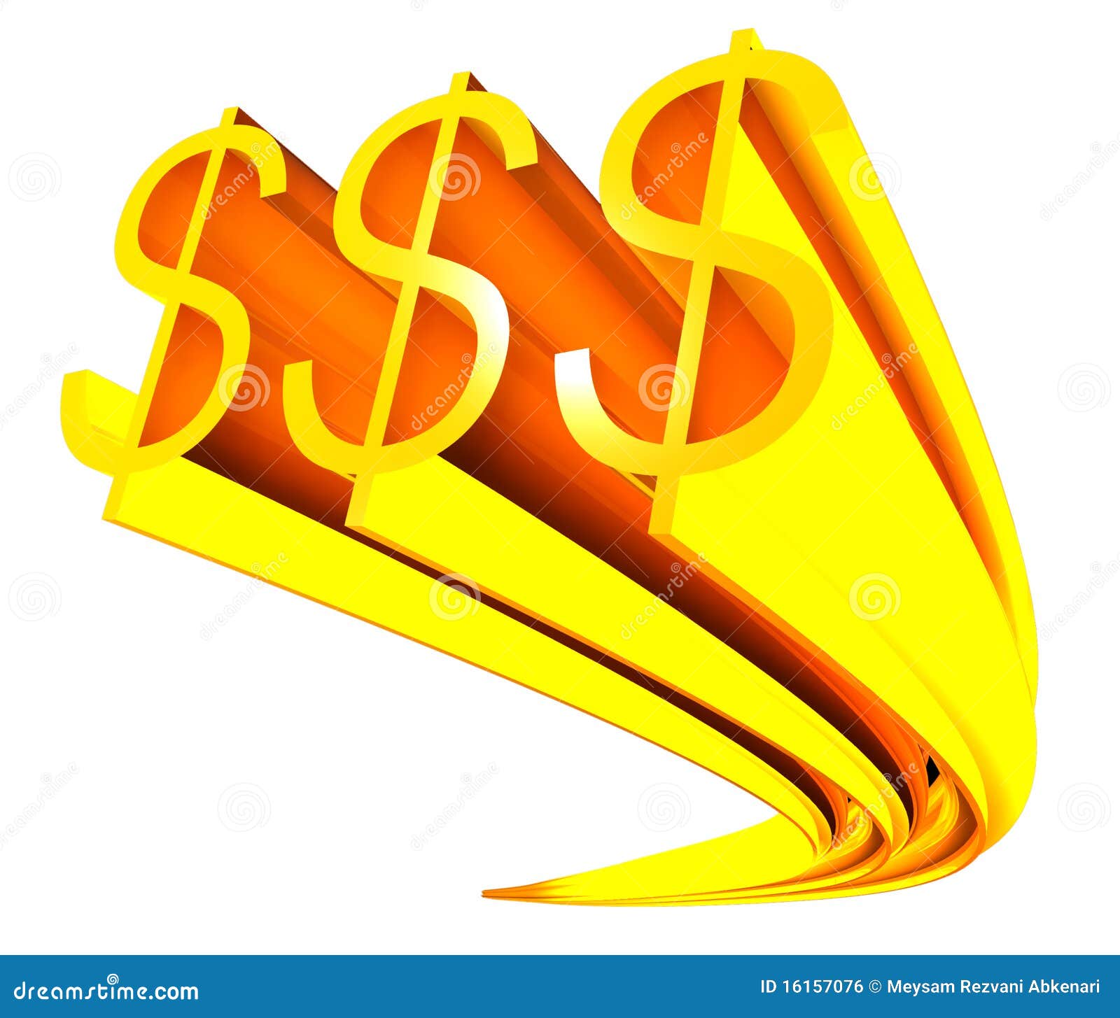 Dollar golden sign stock illustration. Illustration of finances - 16157076