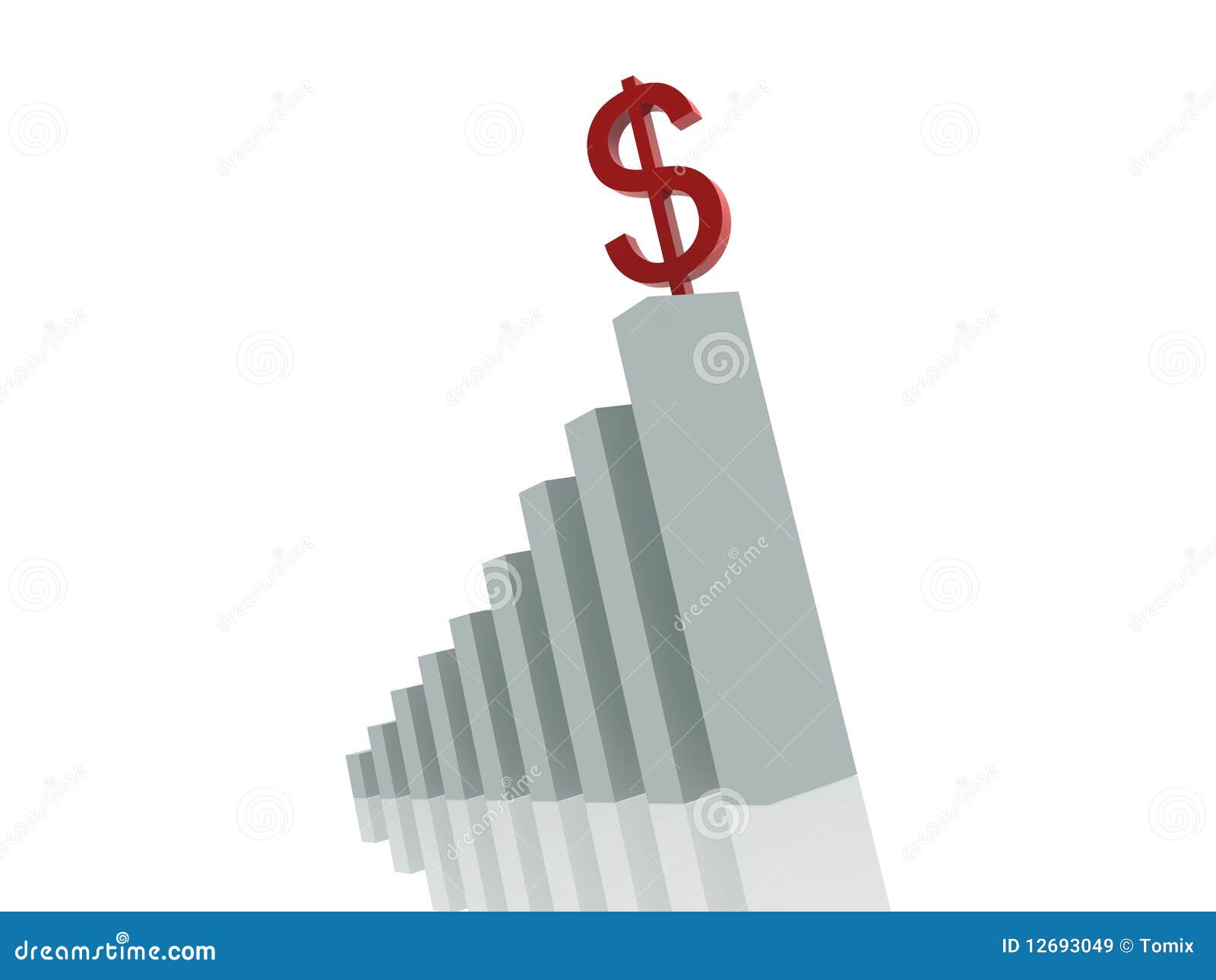 Dollar graphic stock illustration. Illustration of money - 12693049