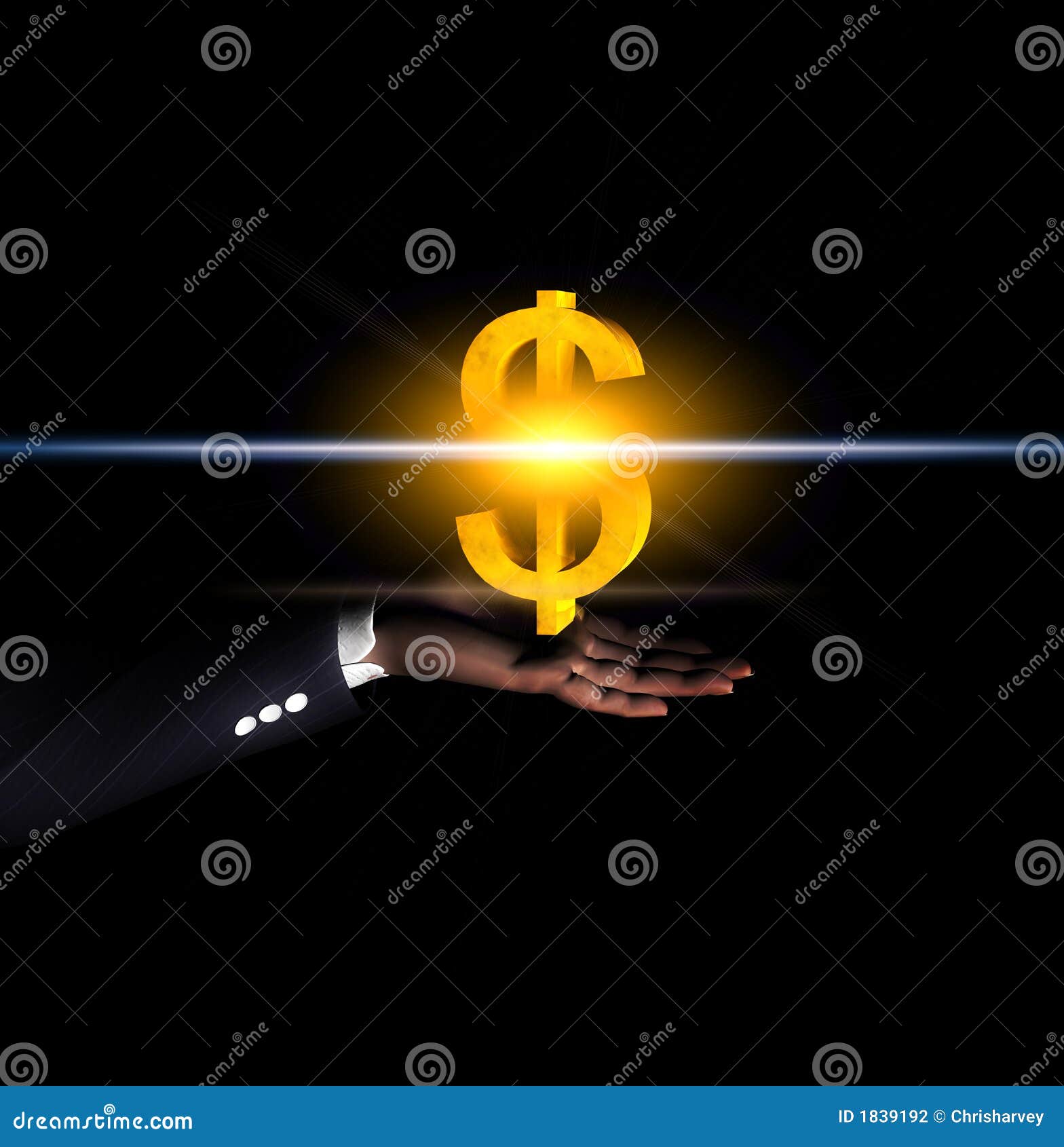 Dollar Hand 35 stock illustration. Illustration of currency - 1839192