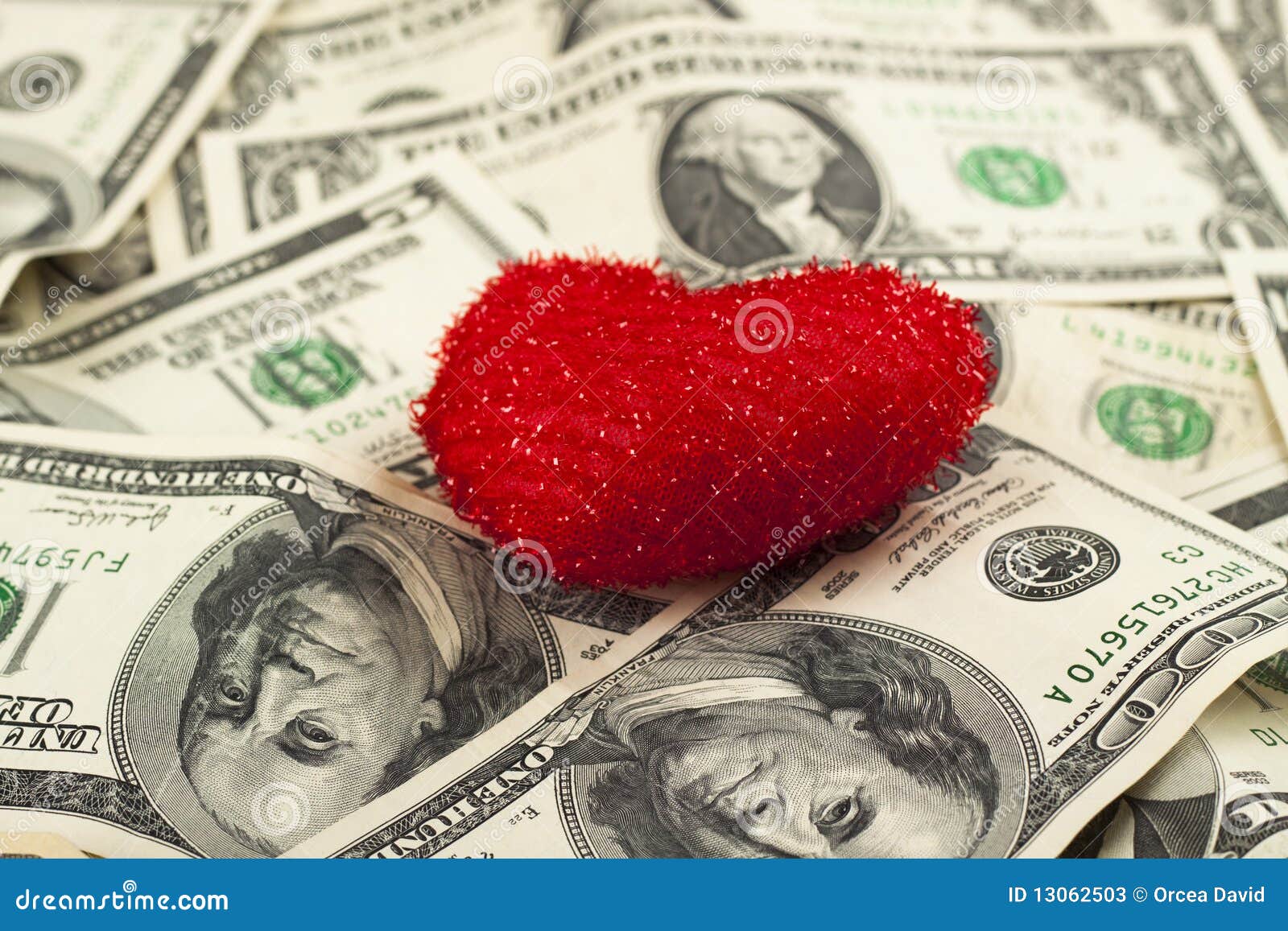 Dollar heart stock image. Image of manager, budget, bills - 13062503