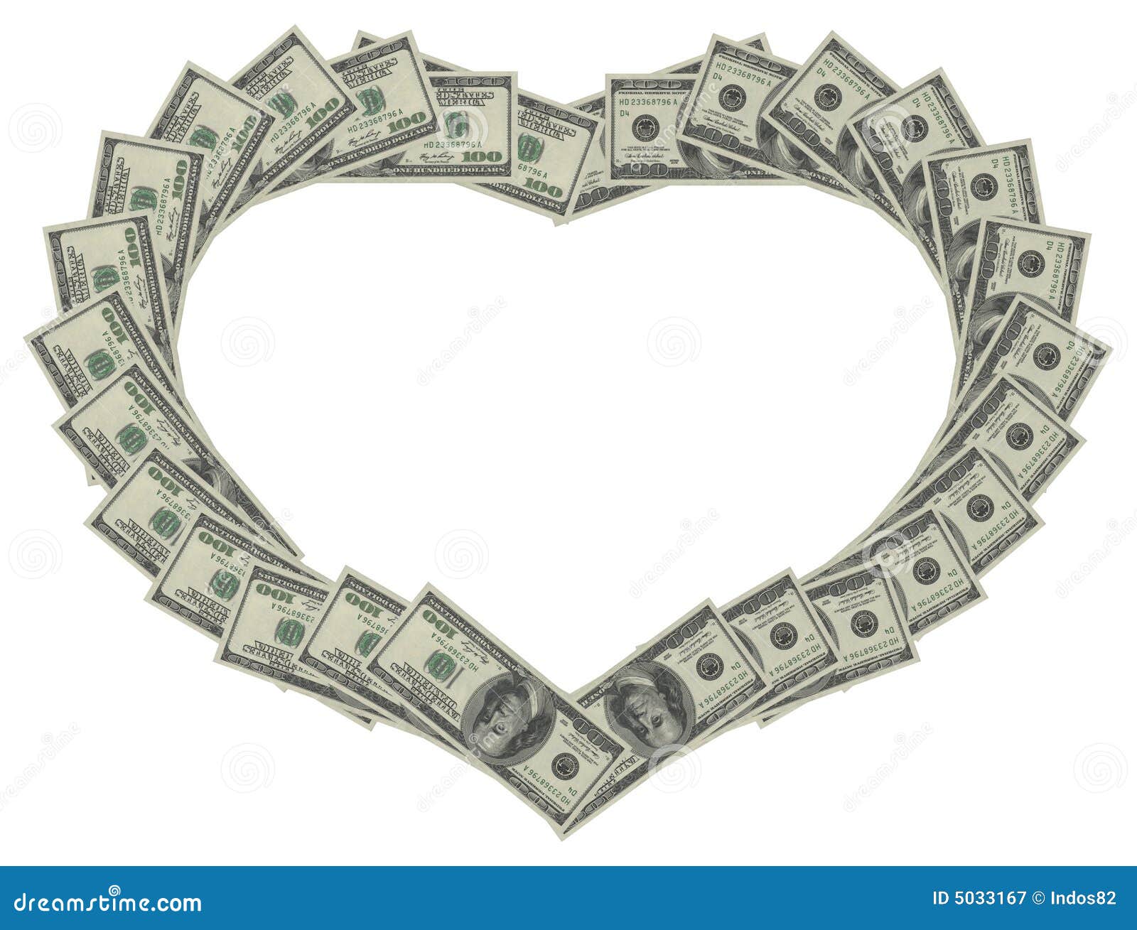 Dollar heart stock image. Image of desire, crafts, paper - 5033167