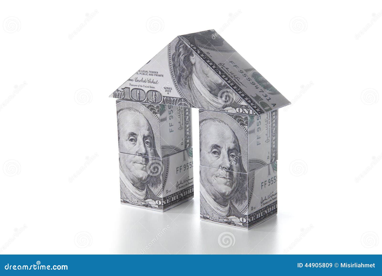 Dollar House stock image. Image of sign, loans, banknote - 44905809