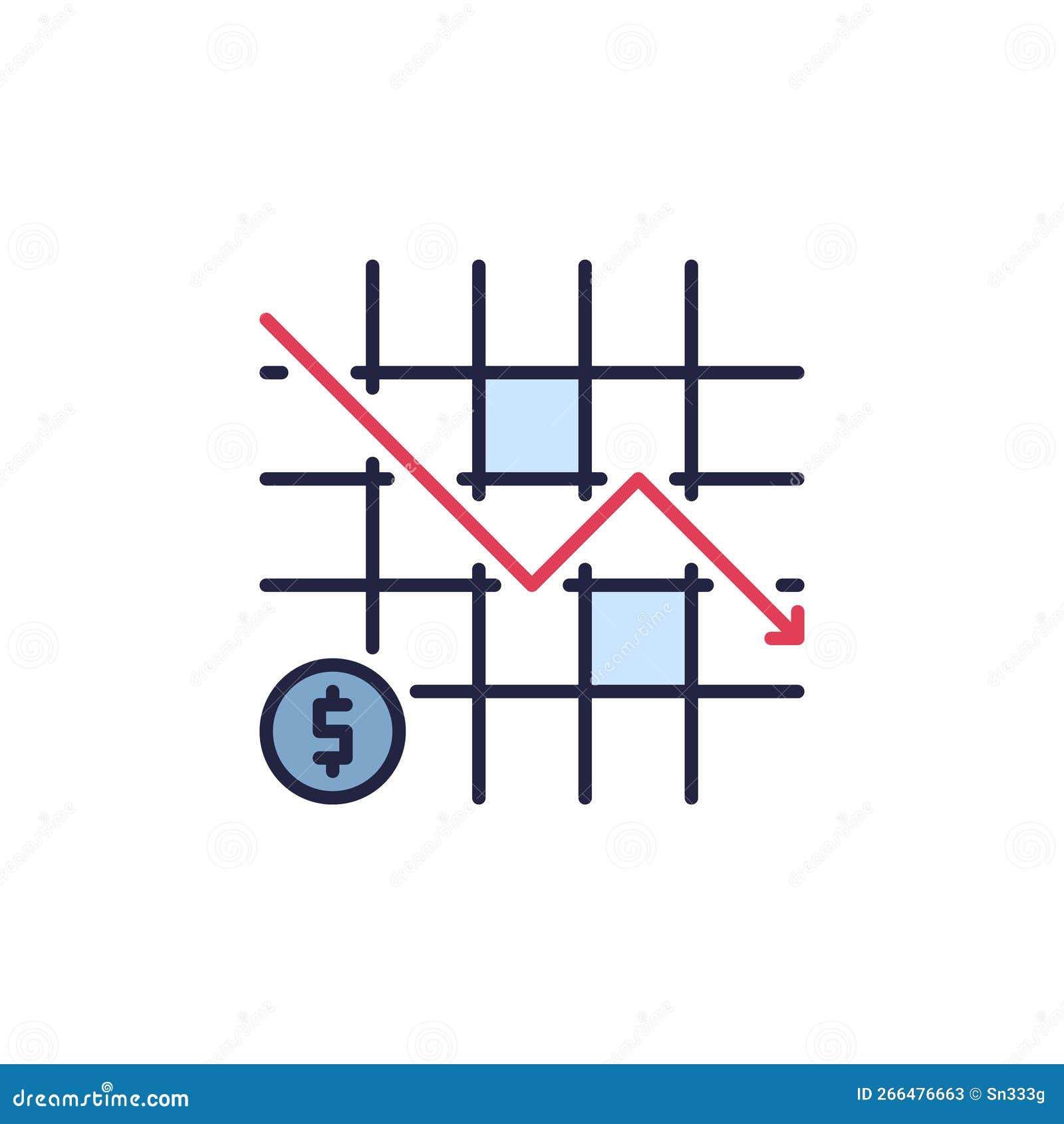 Inflation Colored Icons - Financial Crisis And Hyperinflation Vector ...
