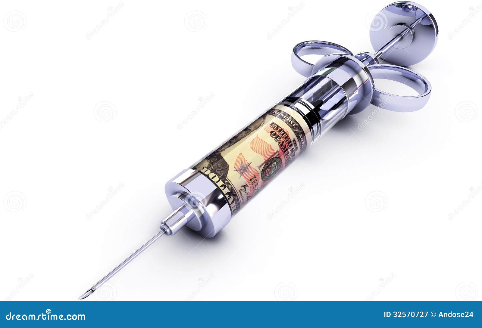 Dollar injection stock illustration. Illustration of cash - 32570727