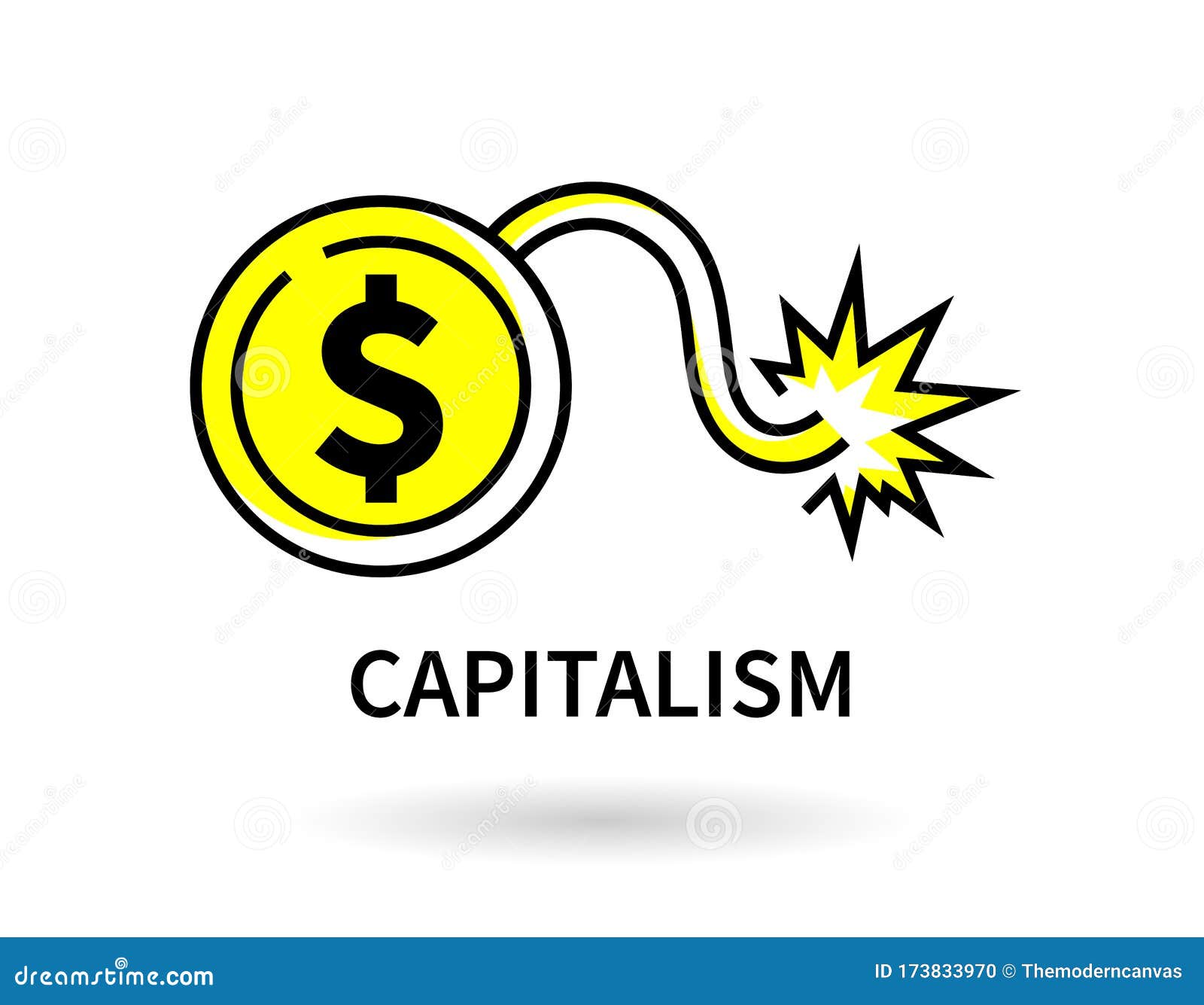 US Dollar Coin Bomb Line Icon Stock Vector - Illustration of line ...