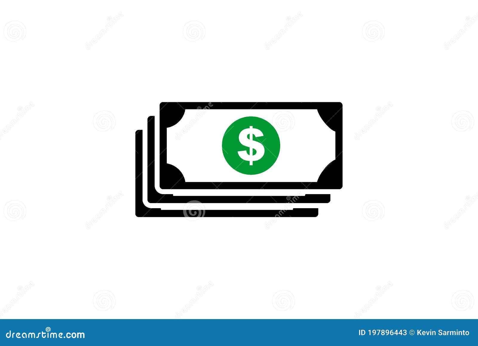 Dollar logo design stock vector. Illustration of concept - 197896443