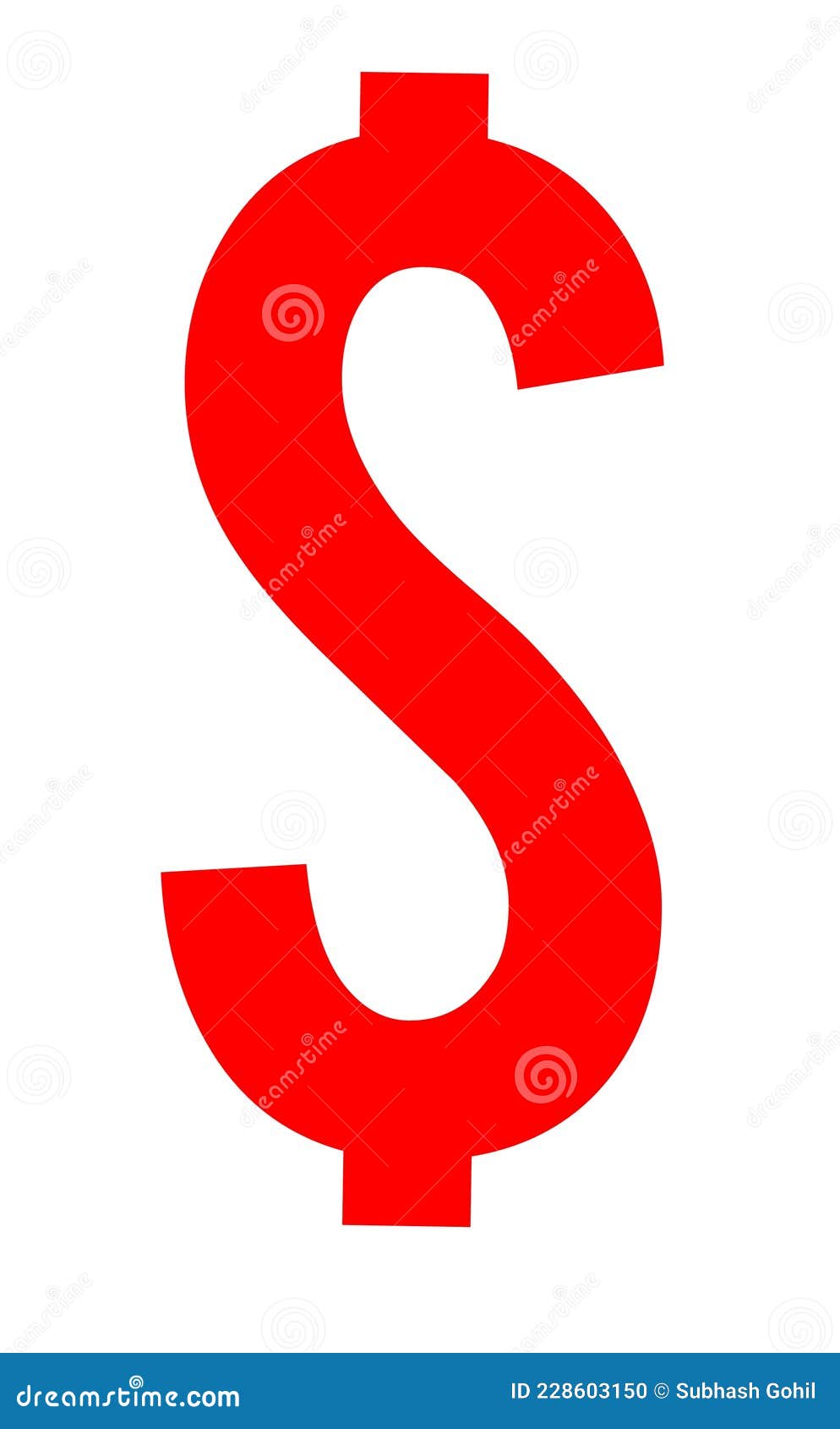 Dollar Logo design stock illustration. Illustration of dollar - 228603150