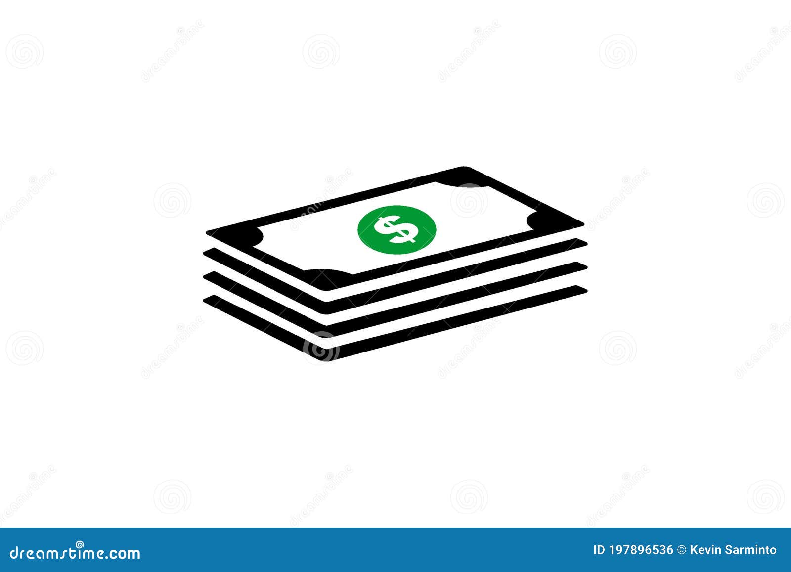 Dollar logo design stock vector. Illustration of business - 197896536