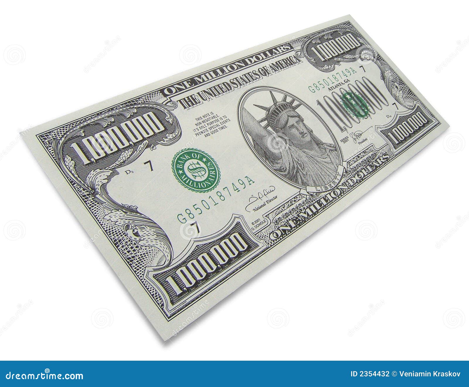 Dollar miljon en arkivfoto. Bild av pengar, kassa, konsument - 2354432