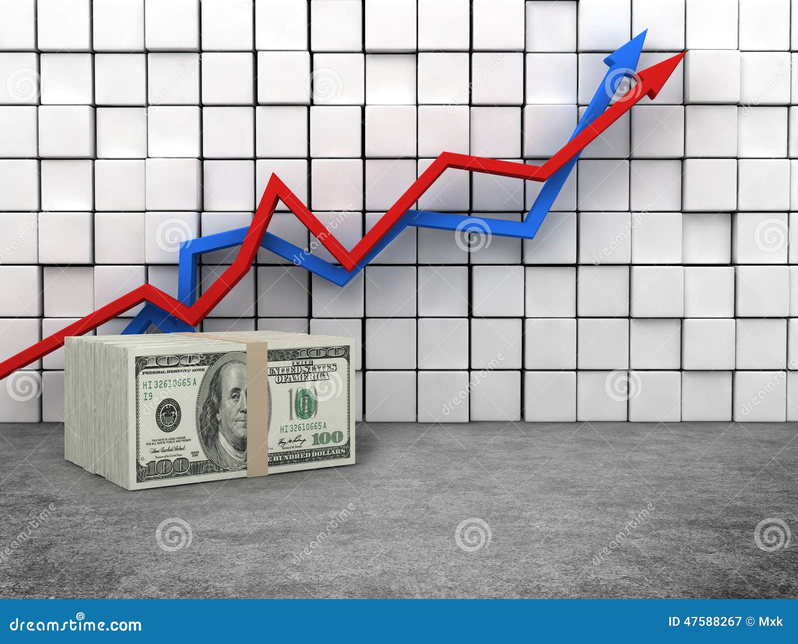 Dollar money stock image. Image of ideas, diagram, financial - 47588267