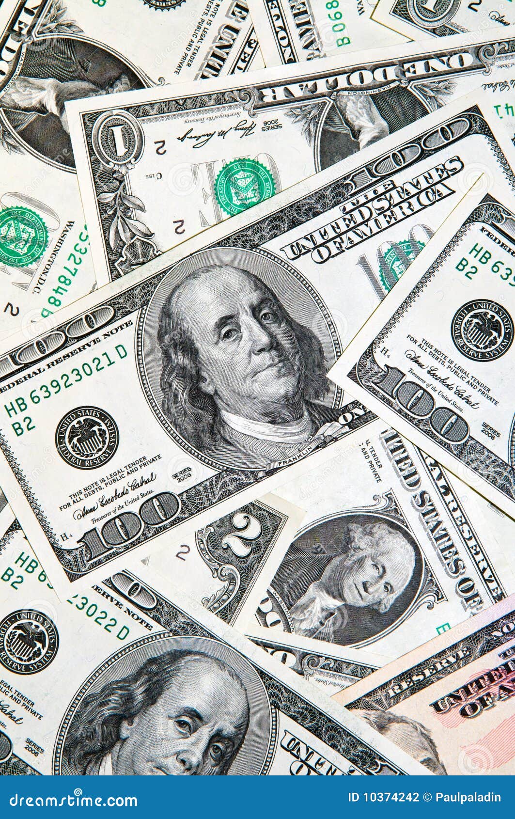Dollar money background stock photo. Image of background - 10374242