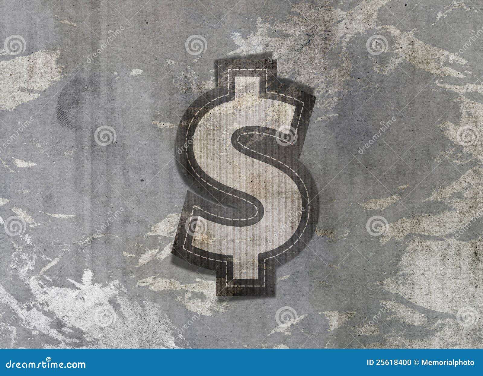 Dollar money label stock illustration. Illustration of credit - 25618400