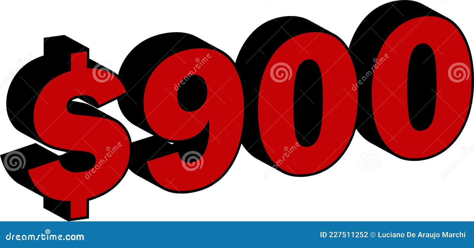 202$ Two Hundred Two Price Symbol. Red Text Number 3d Render With ...