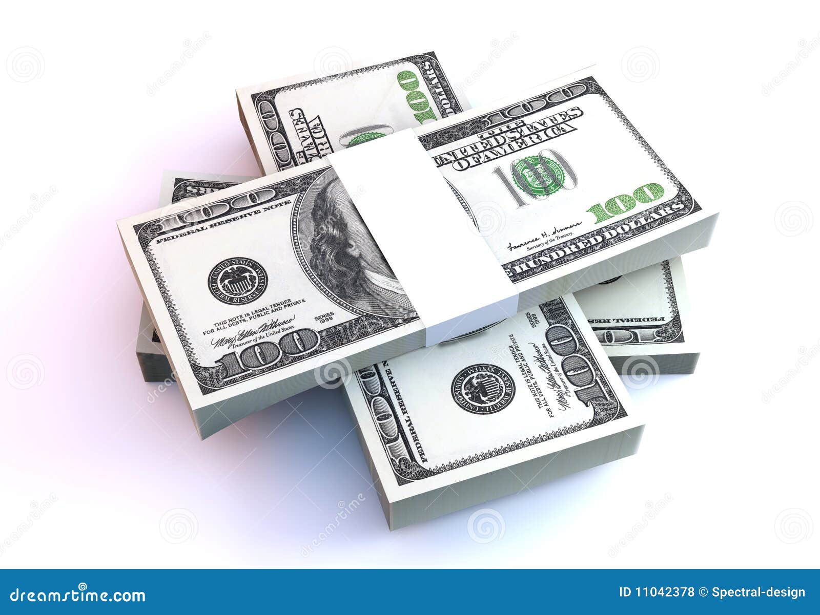 Dollar notes stock illustration. Illustration of heap - 11042378