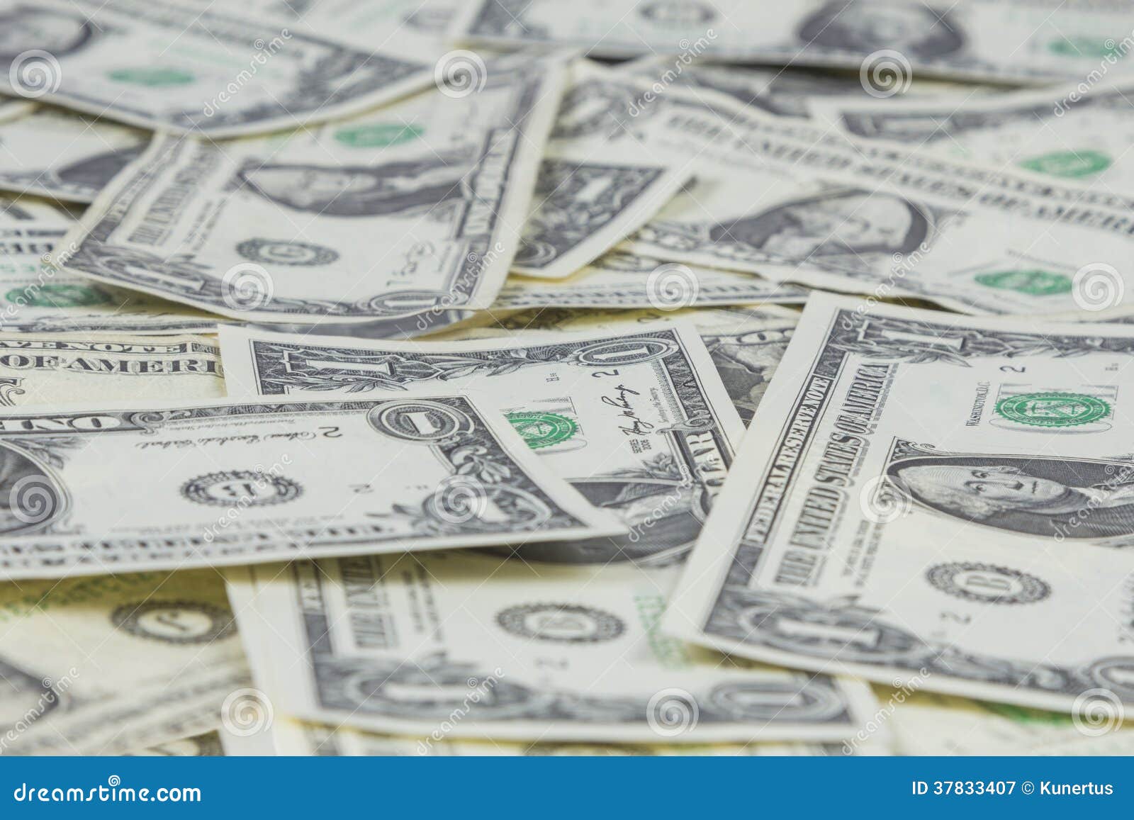 Dollar Notes stock image. Image of white, notes, heap - 37833407