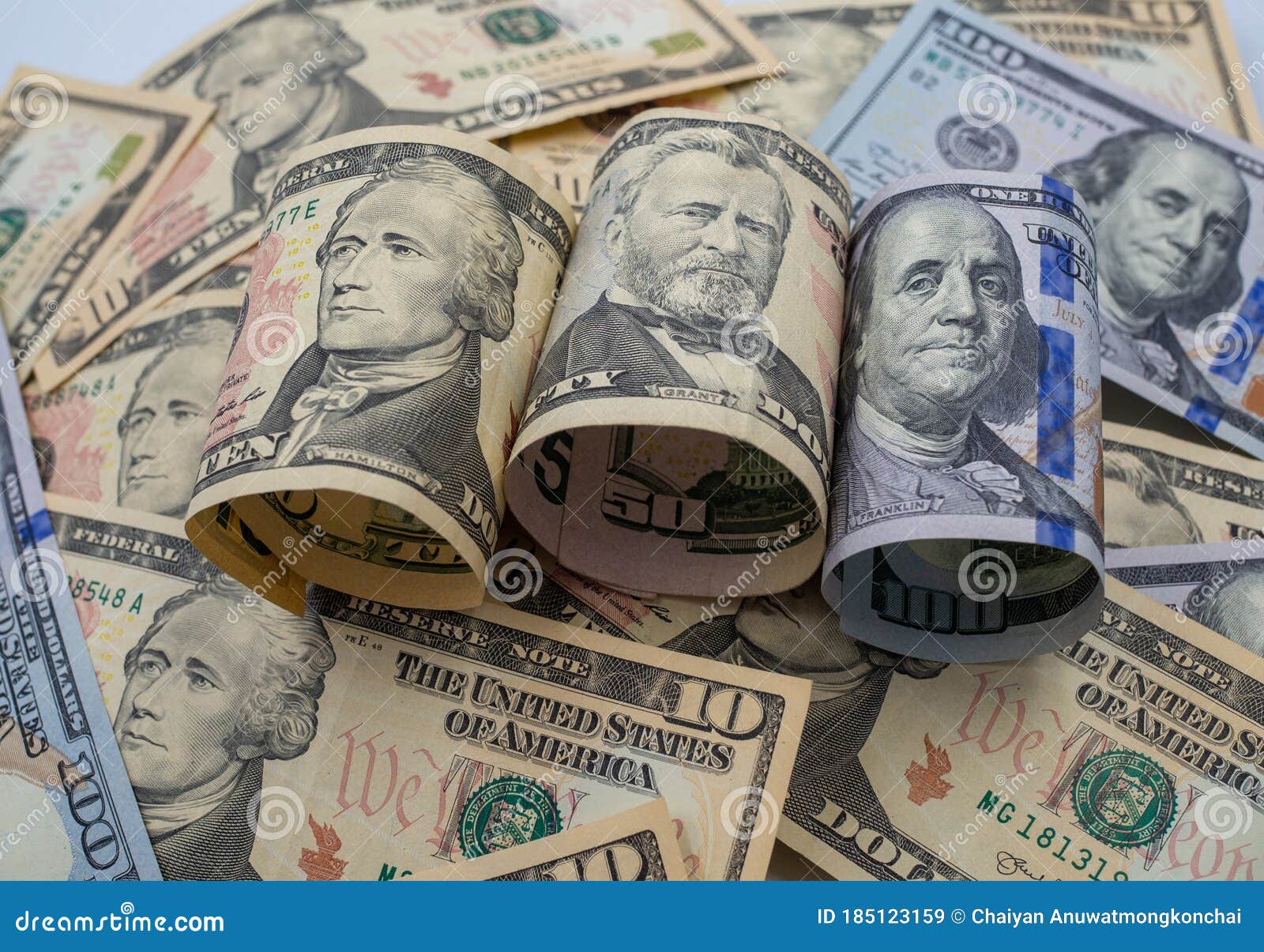 Dollar Notes for Money Concept Background Stock Image - Image of ...