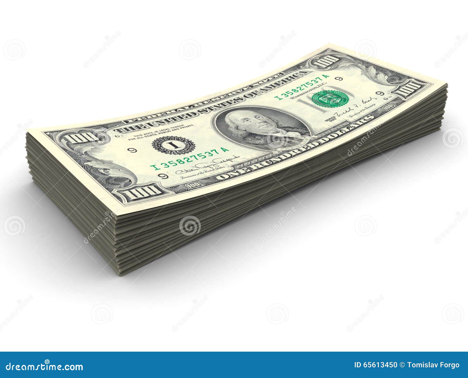 Dollar pack stock photo. Image of cash, dollar, banking - 65613450