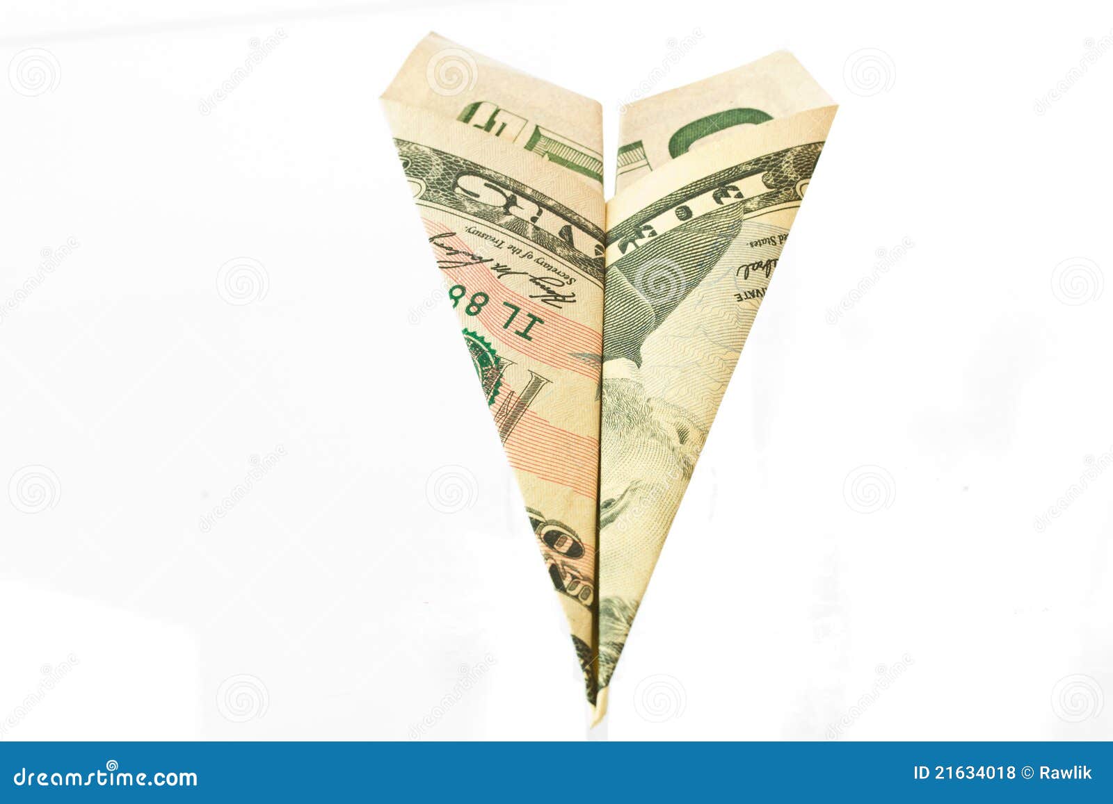 Dollar paper plane stock photo. Image of currency, freedom - 21634018
