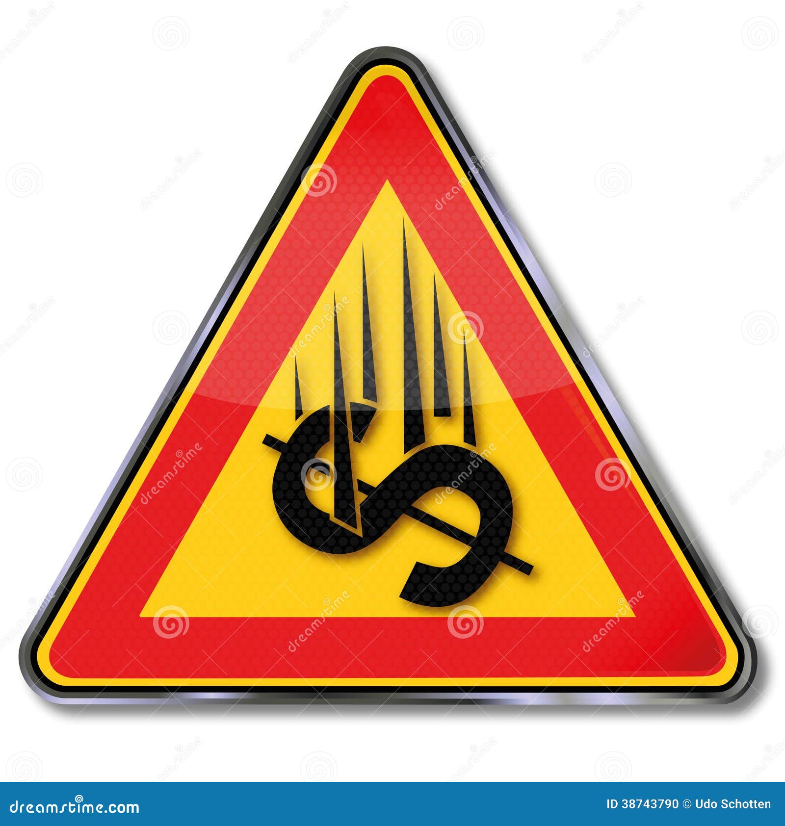 Dollar and price drop stock vector. Illustration of bankruptcy - 38743790