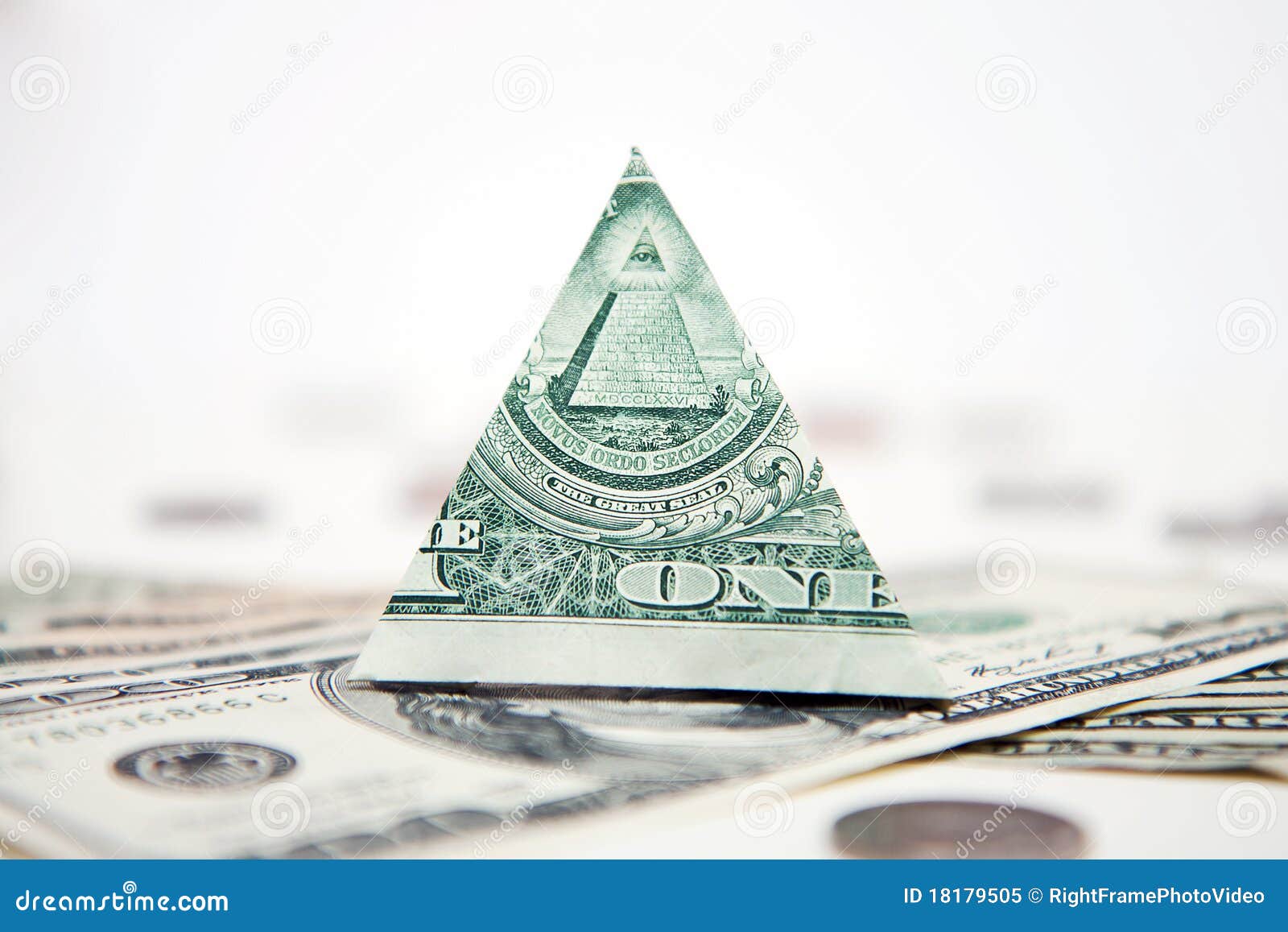 Dollar pyramid stock image. Image of culture, concept - 18179505