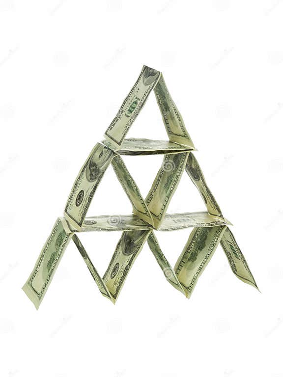 Dollar pyramid stock image. Image of connection, capital - 7255699