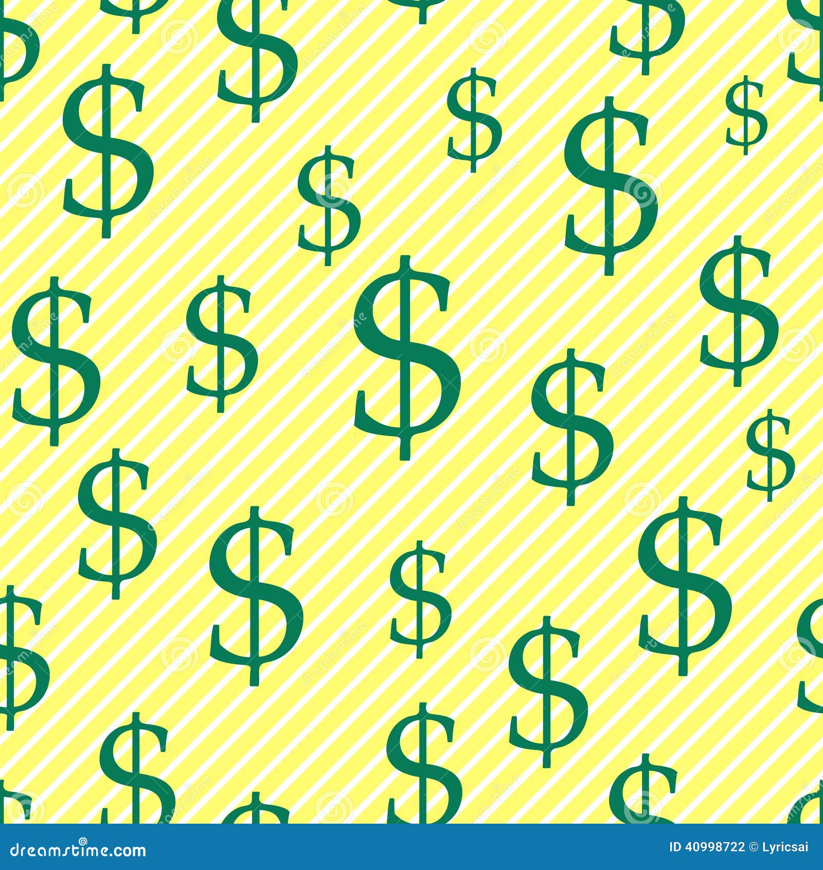Dollar pattern stock vector. Illustration of america - 40998722